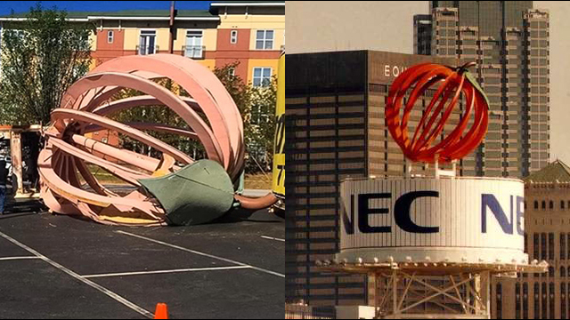 Atlanta’s iconic peach tower now destroyed | WSB-TV