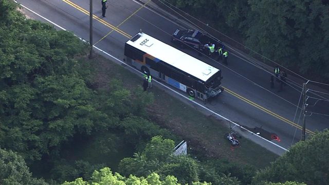 Police: Motorcyclist killed after slamming into bus | WSB-TV