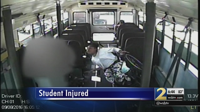 Lawsuit: Girl in wheelchair falls over on school bus; no one helps | WSB-TV