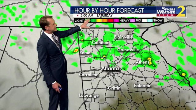 ATLANTA WEEKEND WEATHER: Rain, possible strong/severe storms ahead this ...